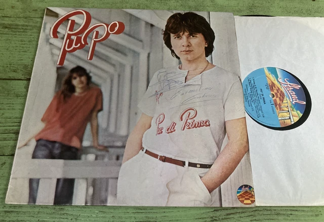 LP: PUPO: PIU' Di Prima 1980 *Italian Pop/Folk +Autograph Signed By ...