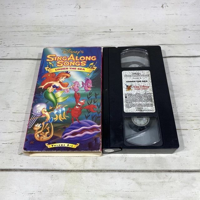 DISNEY SING ALONG Songs - The Little Mermaid: Under the Sea VHS 1990 ...