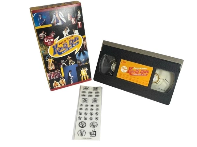 KINKI KIDS 3 days Panic! '98-99' VHS Live £54.00 - PicClick UK