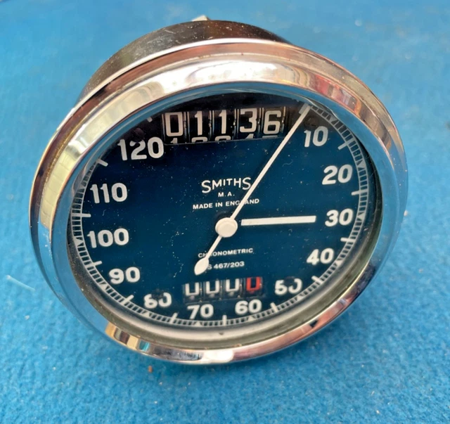 SMITHS CHRONOMETRIC SPEEDOMETER S467/203 Classic Norton Models Ex ...