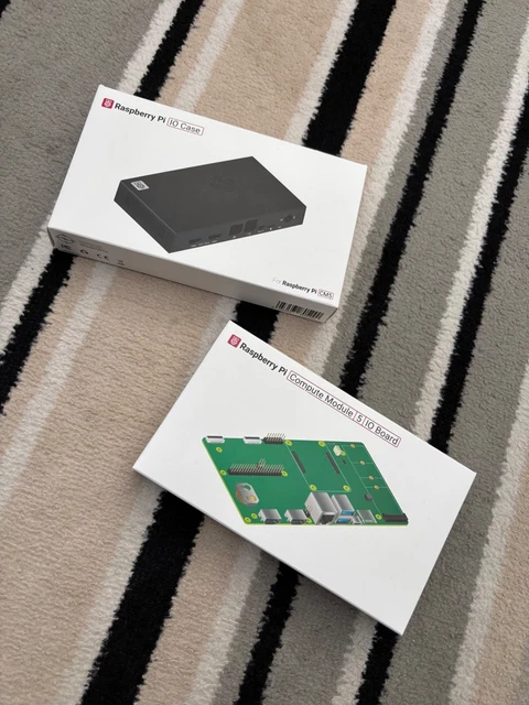 RASPBERRY PI COMPUTE Module 5 IO Board + IO Board Case £26.68 - PicClick UK
