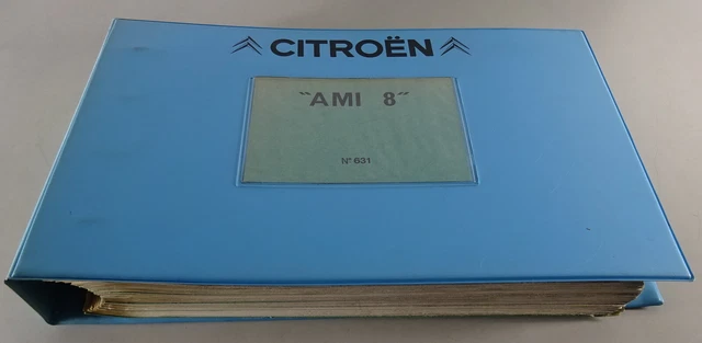 PARTS CATALOG / Spare Parts List Citroen AMI 8 Stand 12/1974 £133.09 ...