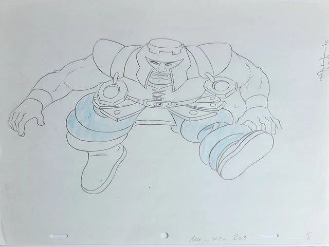 HE-MAN MOTU ANIMATION Production Cel Drawing: Ram Man - 2803 $45.00 ...