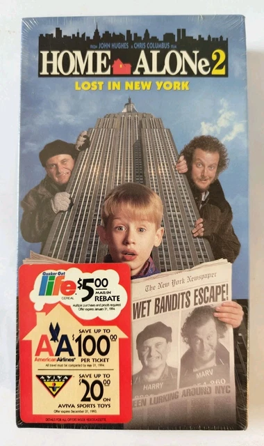 HOME ALONE 2: Lost in New York VHS 1993, NEW SEALED £18.08 - PicClick UK