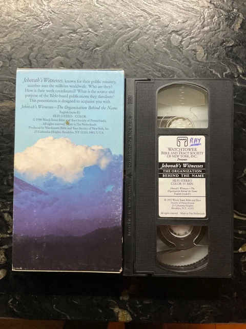 THE ORGANIZATION BEHIND The Name Watch Tower 1992 JW Production VHS ...