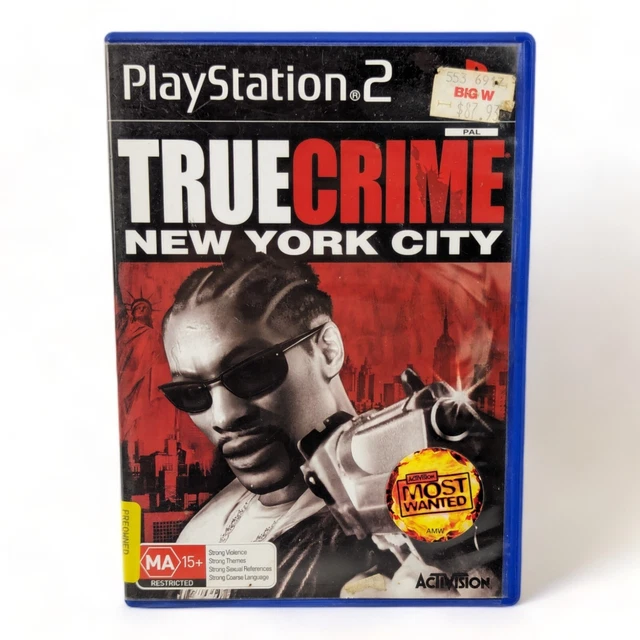 TRUE CRIME NEW York City PS2 Sony PlayStation 2 Game PAL TRACKED $22.99 ...