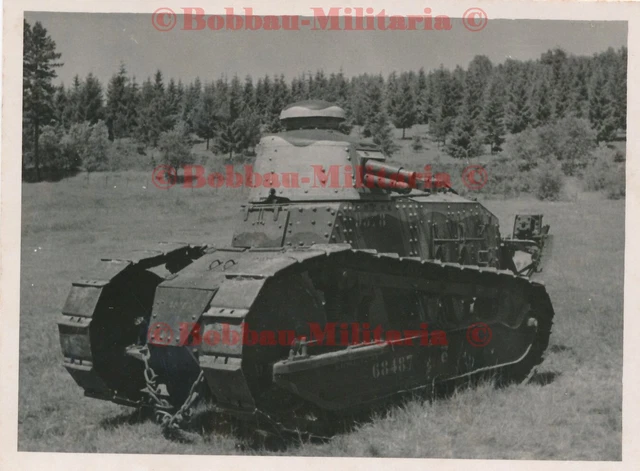 B352 FRANKREICH GUIGNICOURT Mai 1940 französischer Renault FT Beute ...