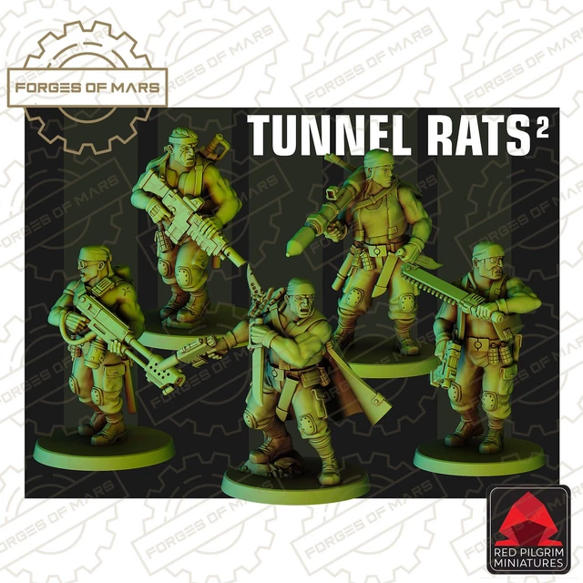 SOVEREIGN GUARD - Jungle Fighters - Tunnel Rats Team #2 (x5) EUR 25,00 ...