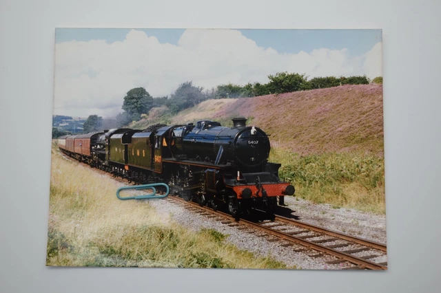 TRAIN PHOTOGRAPH OF Railway LMS Locomotive No 5407 (E74) £1.70 ...