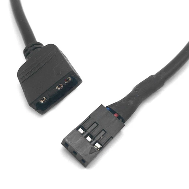 FR MOTHERBOARD SYNC Adapter Cable RGB 5V VDG to 3 Pin Conversion Line ...
