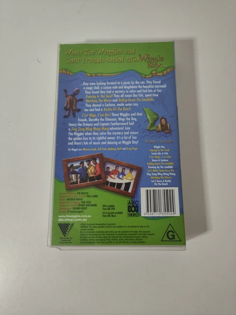 THE WIGGLES WIGGLE Bay VHS ABC Video 2002 Original Cast Members $10.00 ...