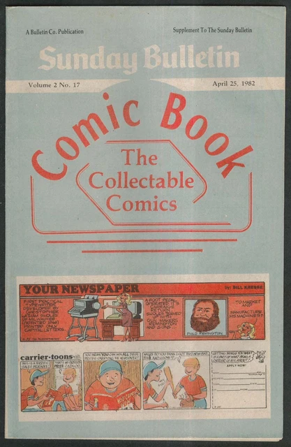 SUNDAY BULLETIN COMIC Book V2n17 Peanuts Doonesbury Superman Star Trek ...