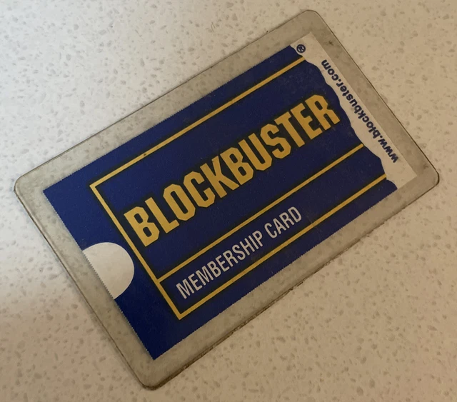 VINTAGE BLOCKBUSTER MEMBERSHIP Card, DVD VHS, Florida £39.56 - PicClick UK
