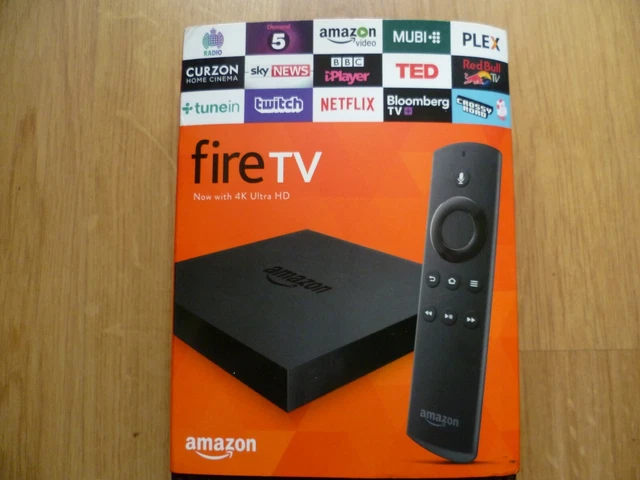 # AMAZON FIRE TV Box 2nd Gen 4K UHD - DV83YW - no remote £30.00 ...