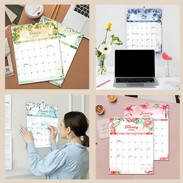 18-MONTH CALENDAR FROM July 2025 To December 2026, Coil Panel Calendar ...