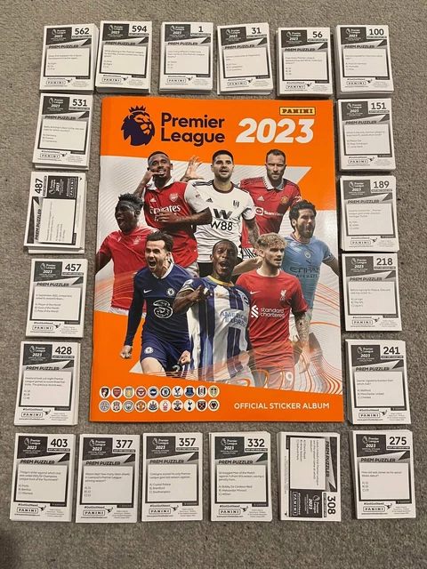PANINI PREMIER LEAGUE 2023 sticker album FULL SET OF 636 STICKERS £130. ...