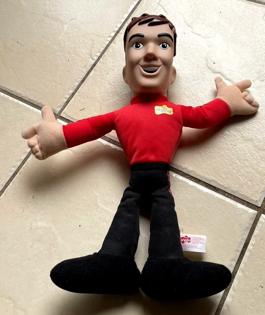 THE WIGGLES RED Murray 14" 36cm Plush Vinyl Doll Jakks Pacific 2008 Not ...