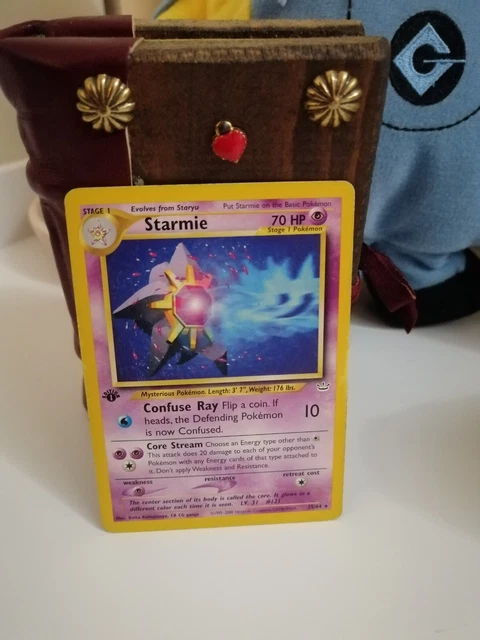 CARTA POKÉMON STARMIE Prima Edizione 25/64 Set Neo Revelation Eng EUR 7,90 - PicClick IT
