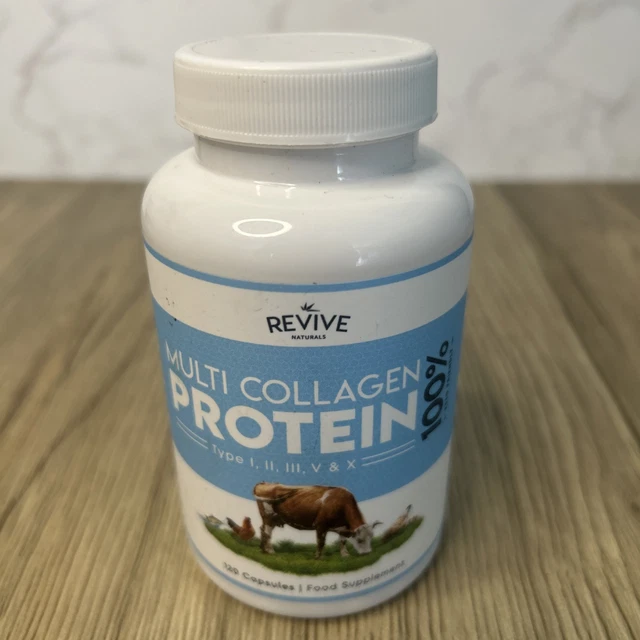 REVIVE NATURALS MULTI Collagen Protein Capsules 120 cap Exp 09/27 £23. ...