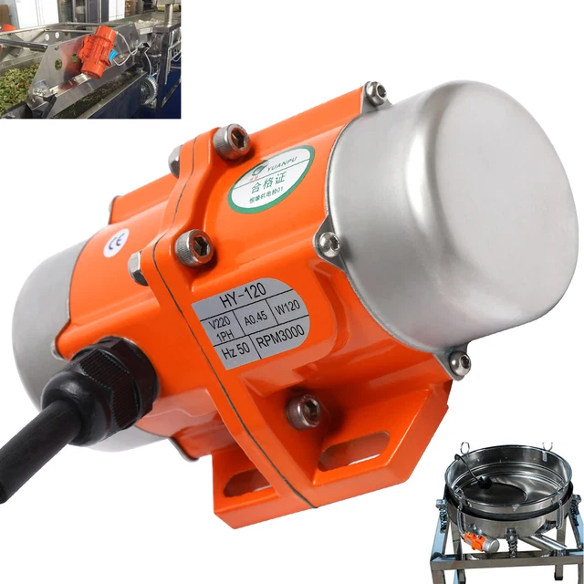 1 PHASE VIBRATION Motor 120W Vibrator Motor Asynchronous Vibrating ...