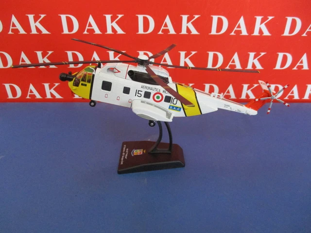 DIE CAST 1/100 Modellino Elicottero Helicopter Agusta Sikorsky HH-3F ...