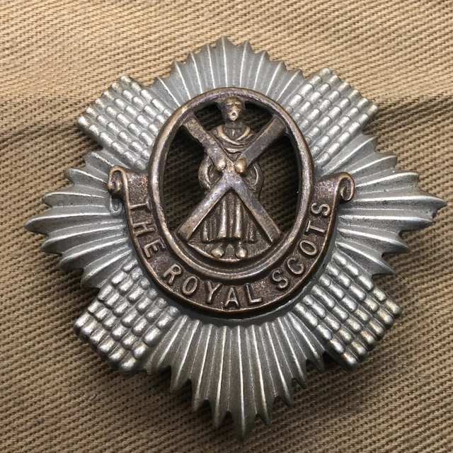 ORIGINAL WW2 BRITISH Army Royal Scots Cap Badge £12.00 - PicClick UK