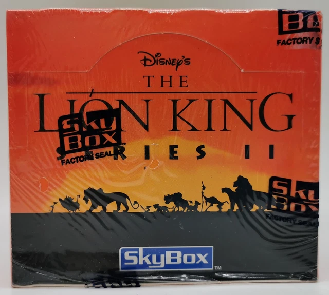 DISNEYS THE LION King Series II Trading Card Box 36Packs Sealed OVP EUR ...