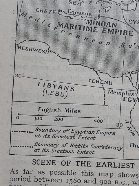 MAP OF THE Rise and Fall Of Egyptian & Hittite Empires 1580- 900 BC EUR ...