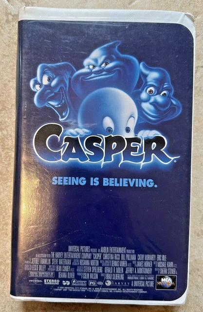 CASPER VHS TAPE - 1995 "Seeing Is Believing" Movie PG in Clamshell ...