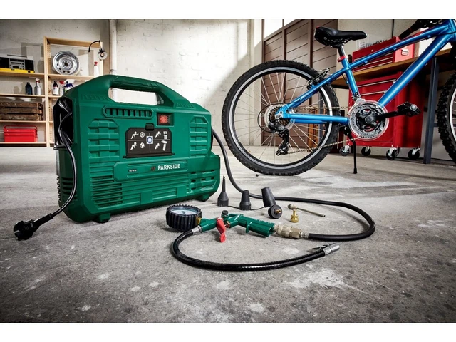 PARKSIDE® COMPRESSEUR D'AIR portable »PKZ 180 C5«, 1 100 W mobile EUR ...