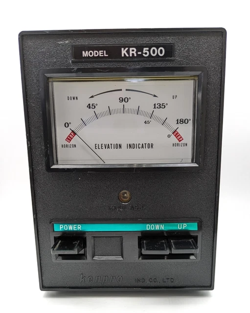 KENPRO KR-500 ELEVATION Indicator Control Box Antenna Rotator YAESU ...