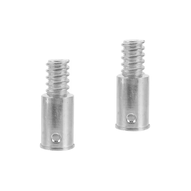 2PCS BROOM HANDLE Threaded End Replacement Extension Pole Adapter ...