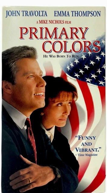 PRIMARY COLORS (VHS 1998) John Travolta, Kathy Bates, Billy Bob ...