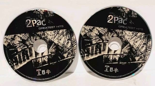 2PAC GREATEST HITS - Tupac Amaru Shakur Makaveli [Pa] - 2 Disc Set Cd ...
