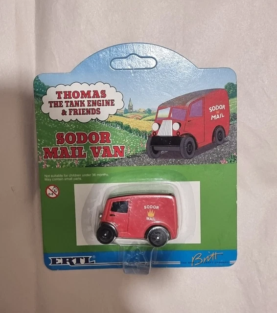 THOMAS THE TANK Engine & Friends ERTL SODOR MAIL VAN DIECAST NEW AND ...