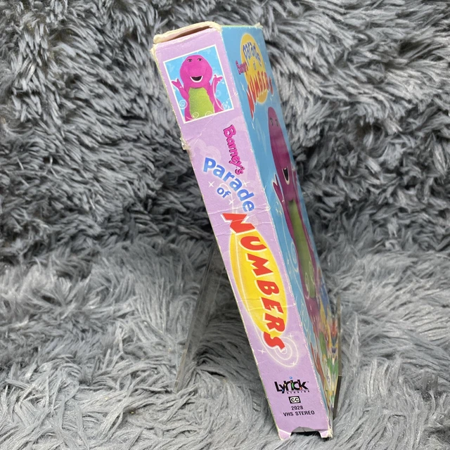 BARNEY & FRIENDS Parade of Numbers VHS 1996 cassette vidéo éducative ...