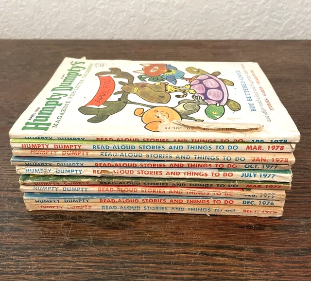 9 HUMPTY DUMPTY Children’s Magazine 1976 1977 1978 £3.84 - PicClick UK