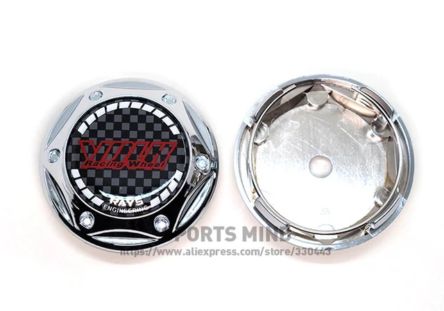 4X68MM VOLK RACING Emblems Wheel Center Caps Hubcaps Rim Caps Badges ...