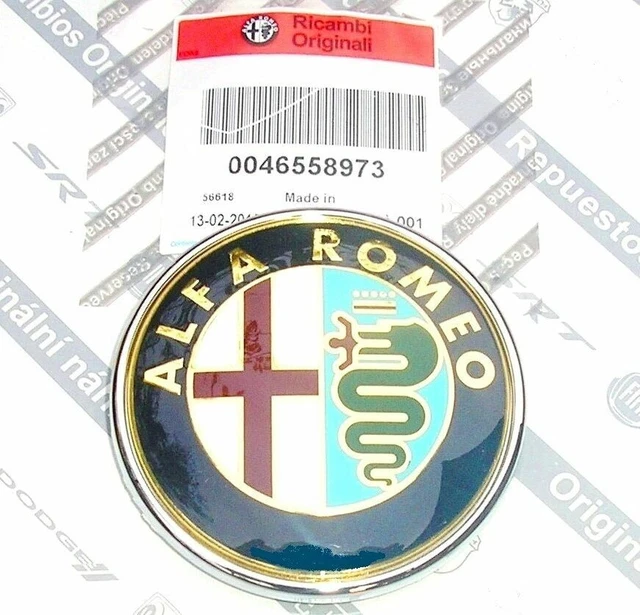 FREGIO STEMMA SIGLA Logo Originale Alfa Romeo 147 Mito Gtv Spider ...