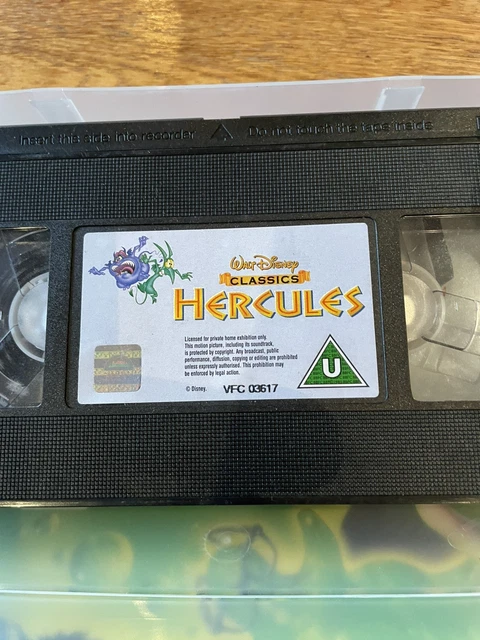 HERCULES WALT DISNEY Classics (VHS, PAL) 1998 video cassette tape £3.31 ...