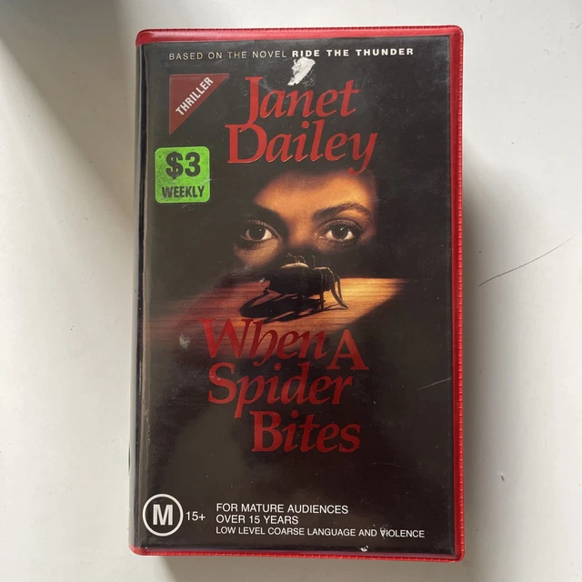 WHEN A SPIDER Bites (VHS,1992) OOP film Big Box Macro Thriller $30.00 ...