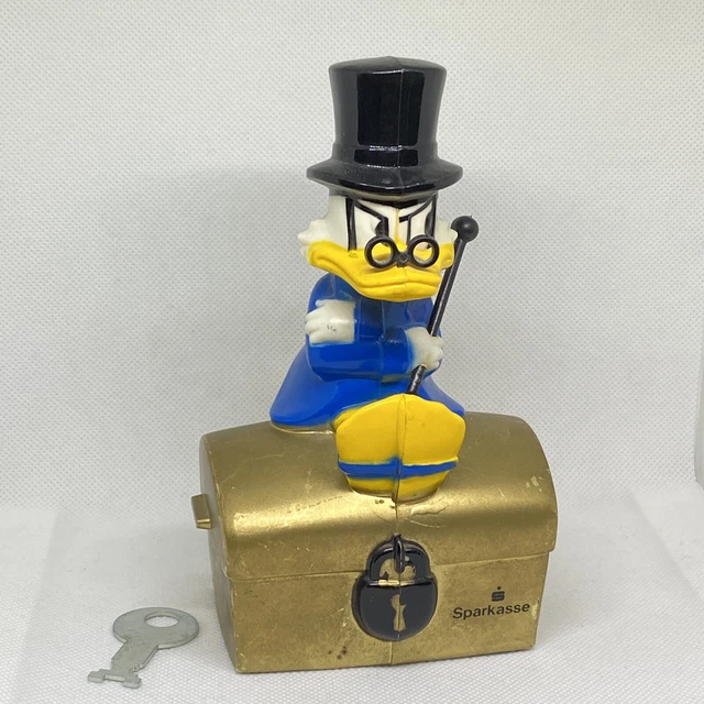 VINTAGE DAGOBERT DUCK Spardose Sparkasse Walt Disney EUR 45,00 - PicClick DE