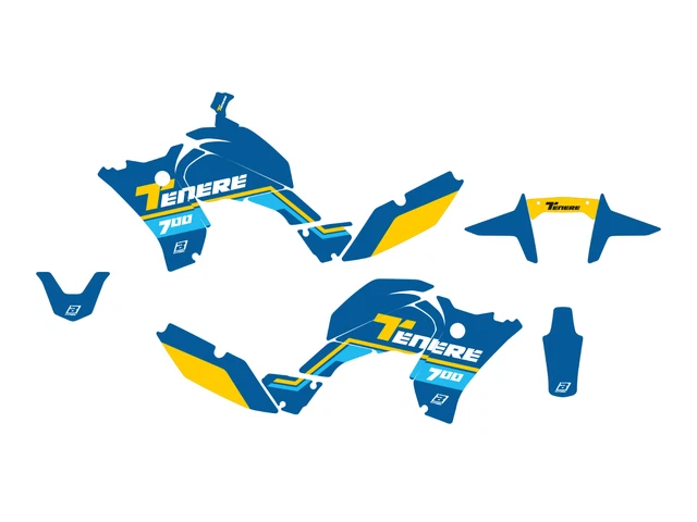 KIT ADESIVI GRAFICHE Yamaha Tenere 700 2020 - 2024 blu in Crystall EUR ... KIT ADESIVI GRAFICHE Yamaha Tenere 700 2020 - 2024 blu in Crystall EUR ...
