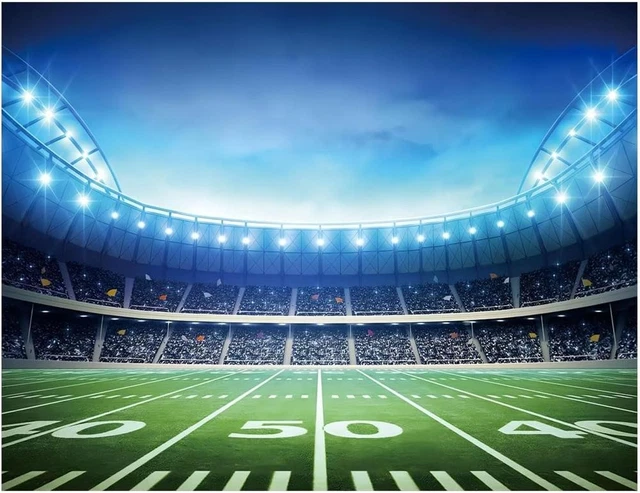 SUPER BOWL FOOTBALL Stadium Backdrops Super Bowl Backdrops Sports Theme ...