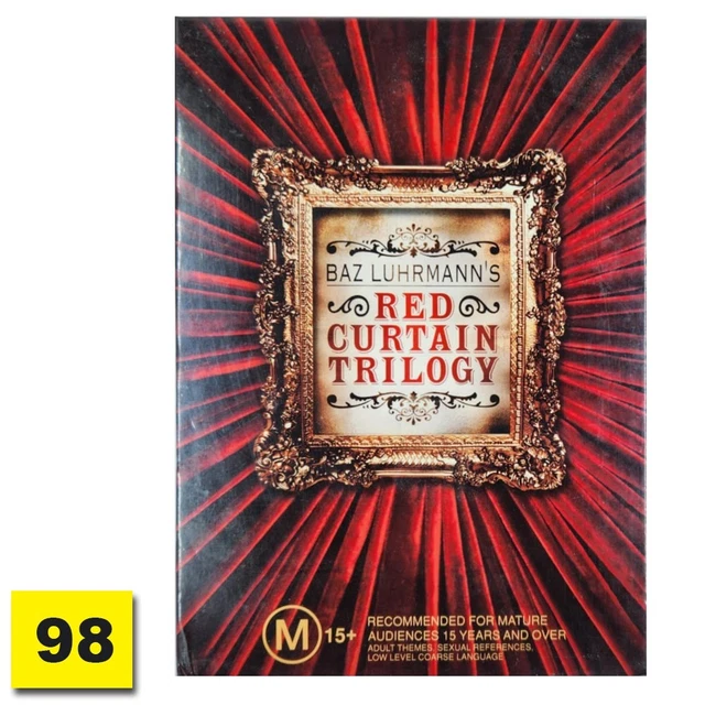 BAZ LUHRMANN'S RED Curtain Trilogy (DVD) Box Set Region 4 (AUS) Romeo ...