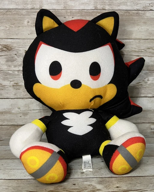 SONIC THE HEDGEHOG Plush 9-Inch Shadow Big Head Modern Toy Factory Sega ...