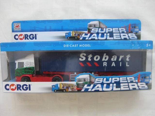 CORGI SUPER HAULERS 1:64 Ty86650 Eddie Stobart Skeletal Container ...