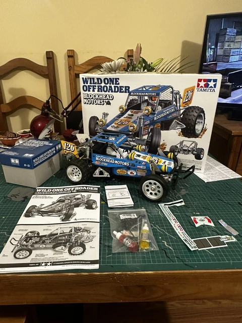 TAMIYA WILD ONE Off-Roader Blockhead Motors Livery (with Esc) (THC58695 ...