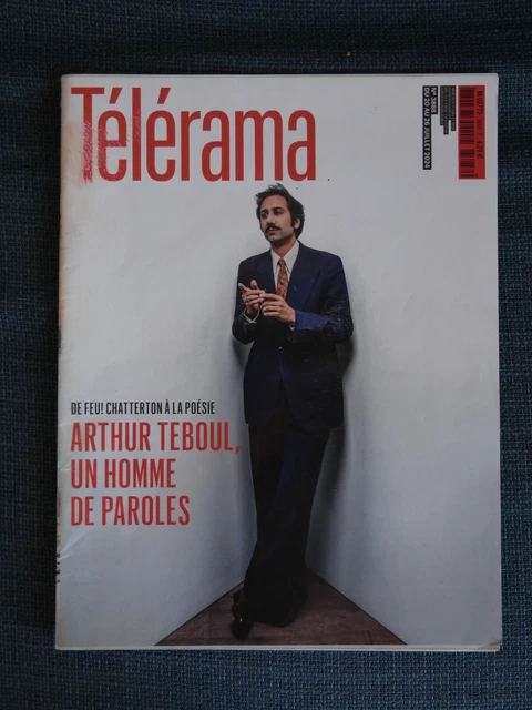 TÉLÉRAMA N°3888 ARTHUR Teboul De Feu! Chatterton Nesbo Stephen King ...