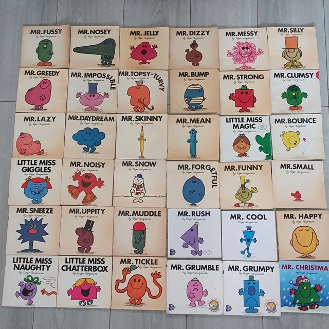 VINTAGE MR MEN & Little Miss Roger Hargreaves Books Bulk Lot X 36 1970s ...